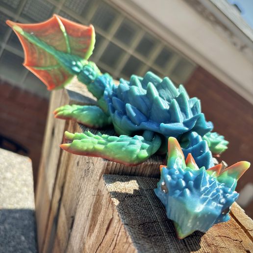🐢 Turtle Dragon・ STL File for 3D printing・Cults