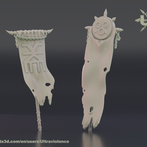 STL 文件 chaos banners vol3 🔨 ・可下载 3D 打印机模型・Cults