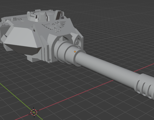 🪖 Predator tank blast cannon turret・Free STL File for ・Cults
