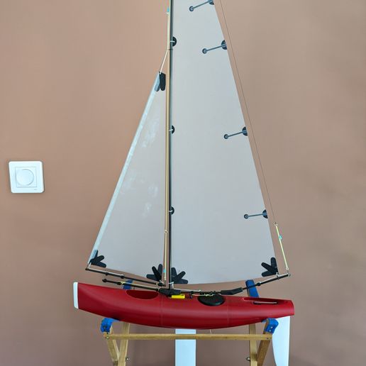🛥️ CJYD Nano Class RC Sailing Yacht・ STL File for 3D printing・Cults