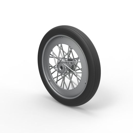 🛞 Front wire wheel of vintage dragster Version 2 Scale 1:25・ 3D File ...