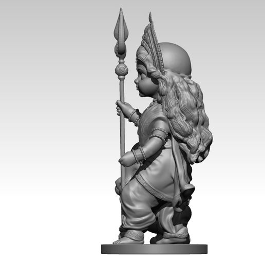 🐉 Durga mata・ 3D File for 3D printing・Cults