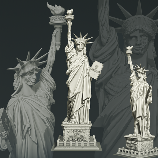 🫀 Statue of Liberty Anatomical Edition・ STL File for 3D printing and ...