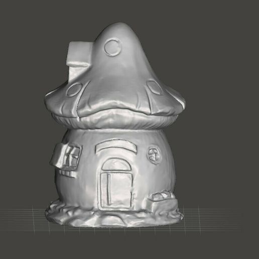 Archivo STL casa pitufo seta 🪞 ・Objeto de impresión 3D para descargar・Cults
