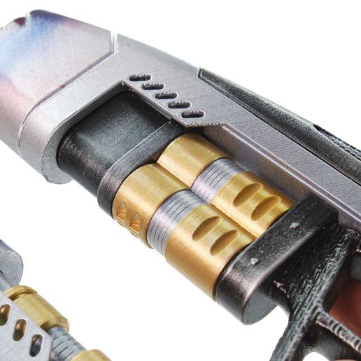 ⭐ Star Lord Blaster Quad Blasters Marvel Gun Weapon・ STL File for 3D ...