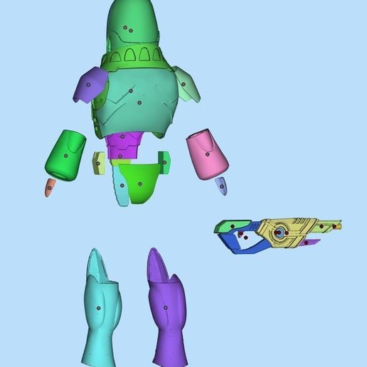 ♂️ Umbaran Male Armor Props Costume Armor STL Files 3D print model・ STL ...