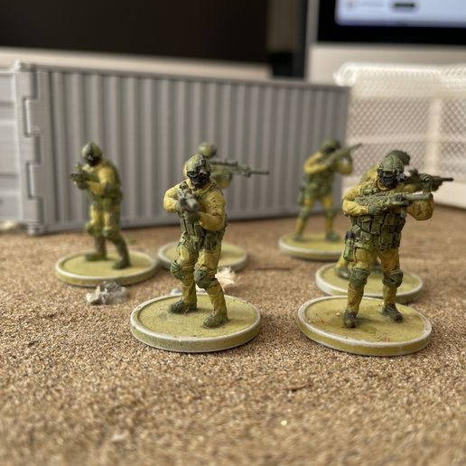 🇷🇺 32MM AND 28MM Spetsnaz VMF MODERN WAR MINIATURES・ STL File for ・Cults
