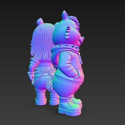 🐱 Rebel Cat Figurine – Stylized Streetwear Inspired Model・ STL File for ...