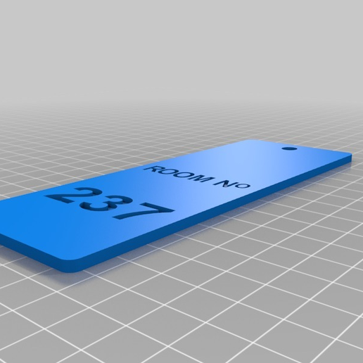 Free 3D file Room 237 Keychain (inverse) 🗝️ ・3D print design to ...