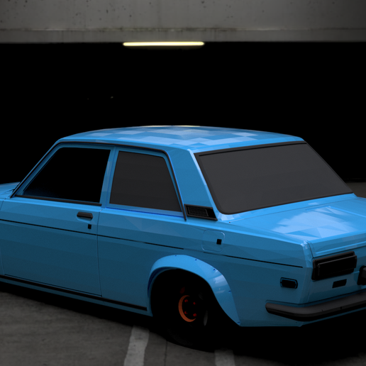 Archivo STL DATSUN NISSAN 510 BLUEBIRD WIDEBODY FENDER FLARES PARA AUTO ...