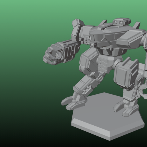 🧸 Lightray Battlemech・Free 3D File for ・Cults