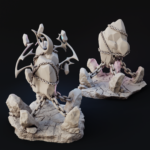 💎 Floating Eldritch Power Gem | Warpstone Monument for Tabletop Wargame ...