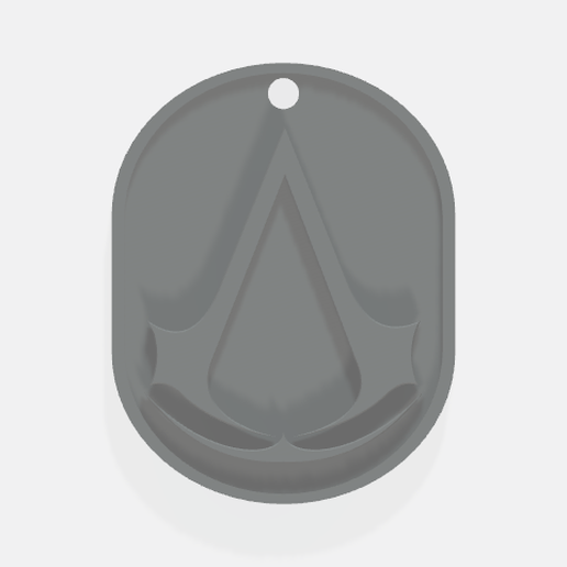 STL file Assassins Creed Keychain・3D printer model to download・Cults