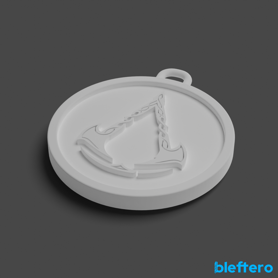 STL file Assassin's Creed Valhalla Pendant・3D printing idea to download • Cults
