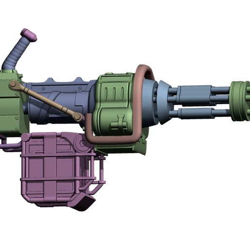 🔫 Minigun Replica Prop Fallout 3 Weapon Cosplay・ 3D File for 3D ...