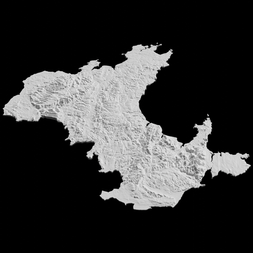 🏴󠁧󠁢󠁷󠁬󠁳󠁿 Wales Topographic Map - 3D Terrain Elevation - Relief 3D Map of ...