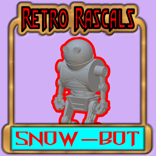 🎨 Snow-Bot (Includes PsychoStyrene Issue 05・Free 3D File for 3D ...