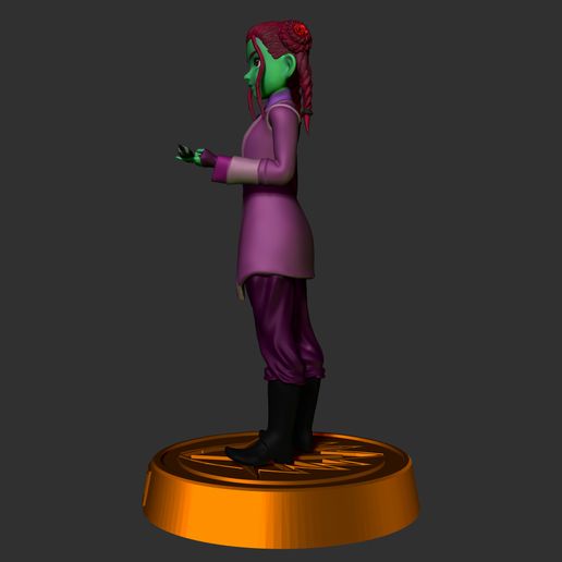 3D file Kid Gamora - Infinity War Version 3D print model・3D print object to download・Cults