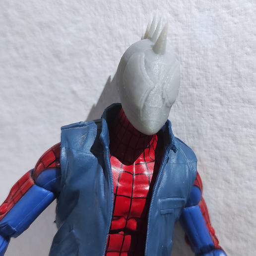 🕷️ SpiderPunk Head (Across the spiderverse)・ 3D File for 3D printing・Cults