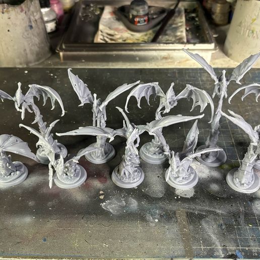 ⚔ tyranids flight stands 32mm・Free 3D File for 3D printing・Cults