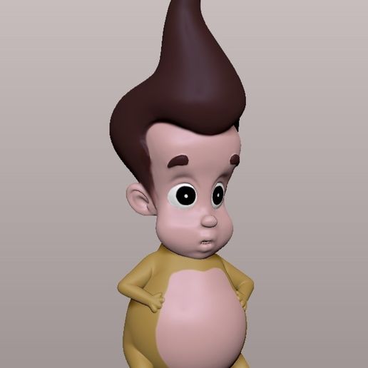 🐹 Jimmy Neutron Panzon / Hamster Meme・ STL File for 3D printing・Cults