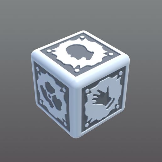 STL file D6 KDM Dice 🎲 ・3D printable design to download・Cults