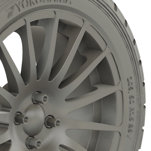 🚗 1/24 15x6.5 O.Z Racing Superturismo WRC wheels・ 3D File for 3D ...