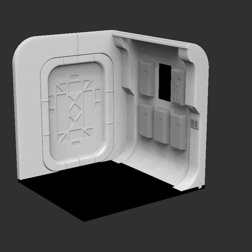 ⭐ Star Wars Tantive IV detolf 1/6 diorama・ STL File for 3D printing・Cults