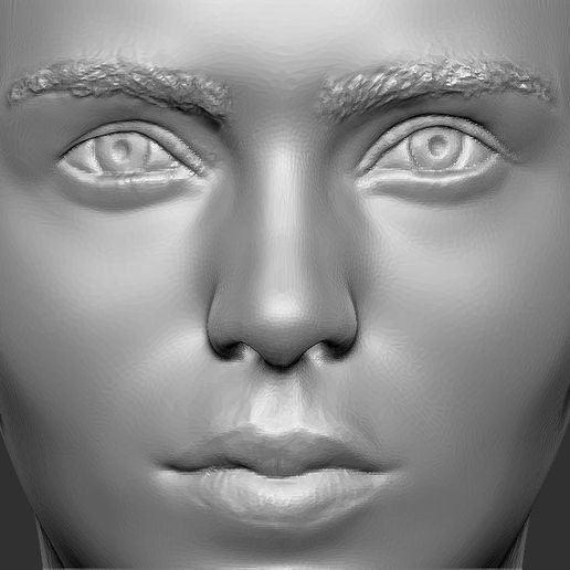 👩 Beautiful woman bust for full color 3D printing TYPE 3・ 3D File for ...