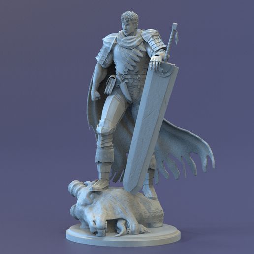 💬 Guts - Berserk・ STL File for ・Cults