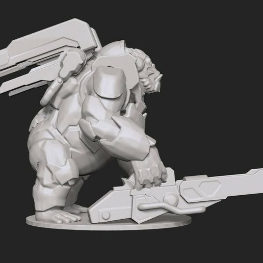 🐒 Winston from Overwatch・Free 3D File for ・Cults