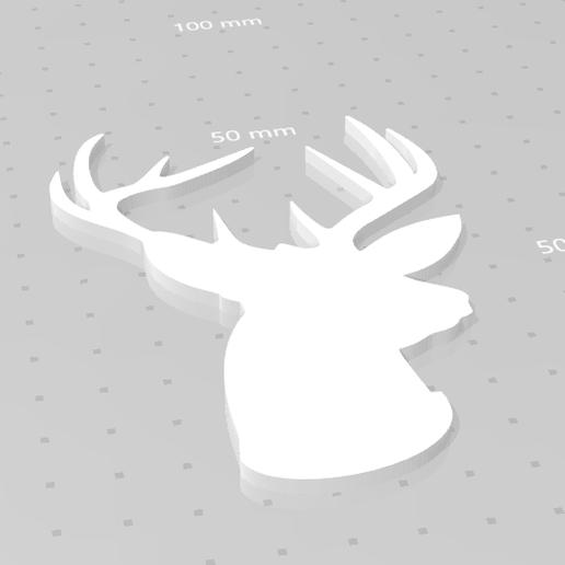 🦌 19 Deer Silhouettes, Deer Outlines, Projection Shapes, Wall Art・ 3D ...