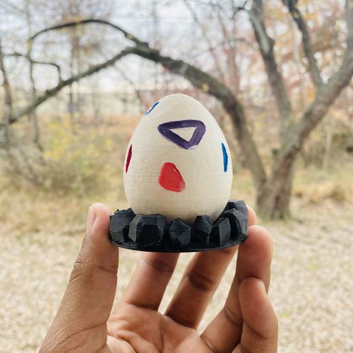 🐉 Togepi Pokemon Egg・Free 3D File for ・Cults