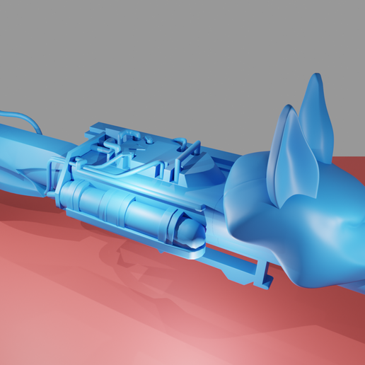 🔫 Jackal Nikke gun・ OBJ File for 3D printing・Cults