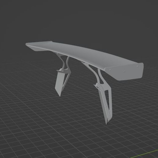 STL file Boot Trunk Chassis Mount Aero Wing 👢 ・Design to download and ...