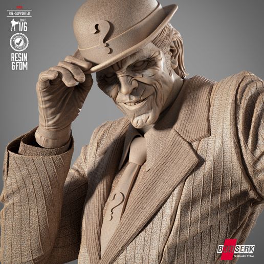 🗿 B3DSERK RIDDLER SCULPTURE READY FOR PRINTING・ 3D File for 3D printing ...