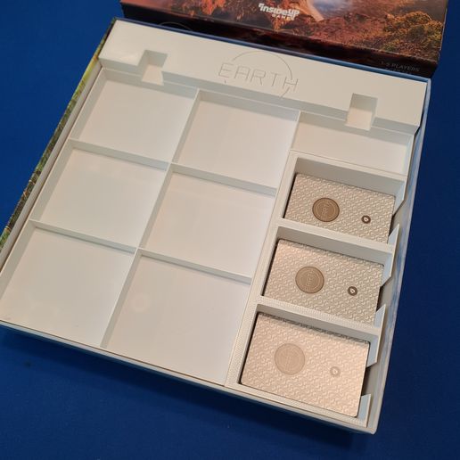 🌍 Earth board game insert / organizer (kickstarter or retail version ...