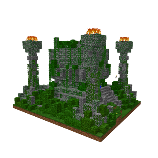 🕍 Jungle Temple・ STL File for 3D printing・Cults
