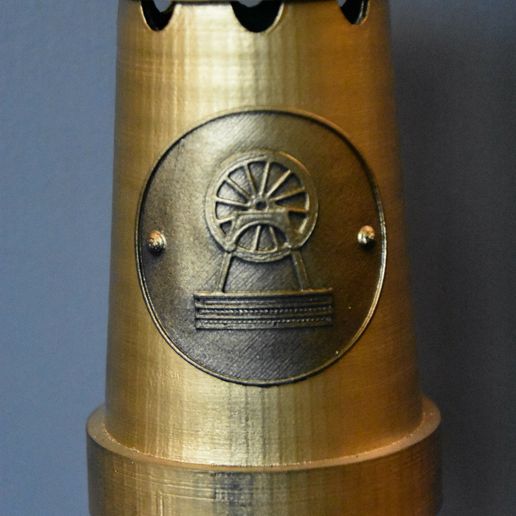 🔦 Coal Mining - Miners Pit Lamp・ STL File for ・Cults