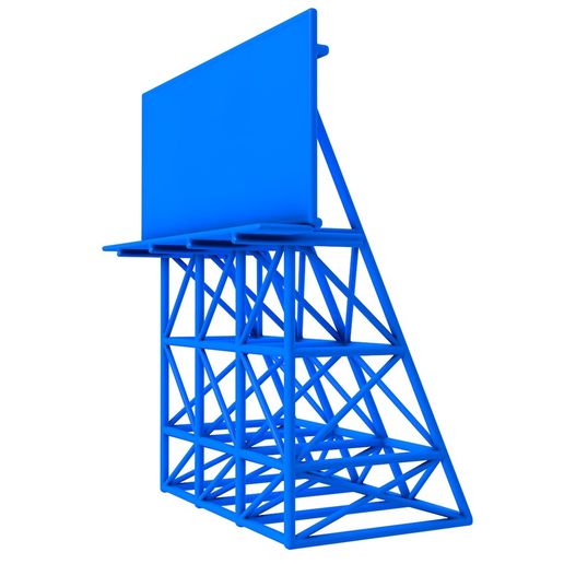 🧞‍♂️ Regular Billboard / Billboard / Rooftop billboard・ STL File for 3D ...