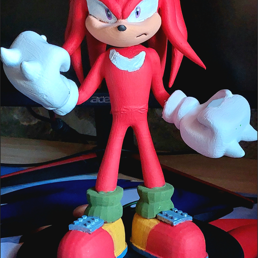 3D file Knuckles Chaos Power 🦸 ・Model to download and 3D print・Cults