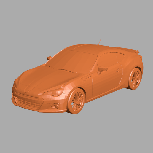 STL file Subaru BRZ 2012 🏠 ・3D printable model to download・Cults