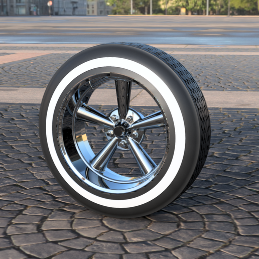 👽 Astro Supreme 15 x 7 rims with Coker 520 tyres.・ STL File for 3D ...