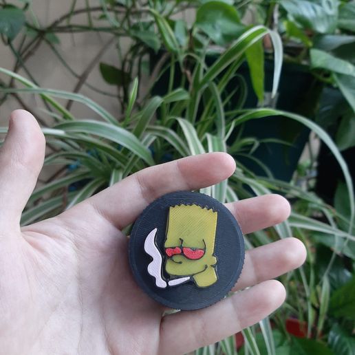 Archivo STL gratis Grinder Picador de Bart Simpsons 📱 ・Plan para ...
