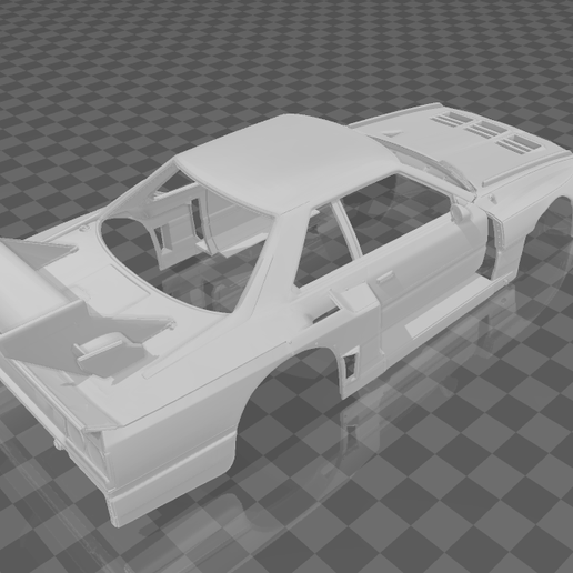 👤 Nissan Skyline R30 Super Silhouette 1983 Shell Body - Divided Parts ...