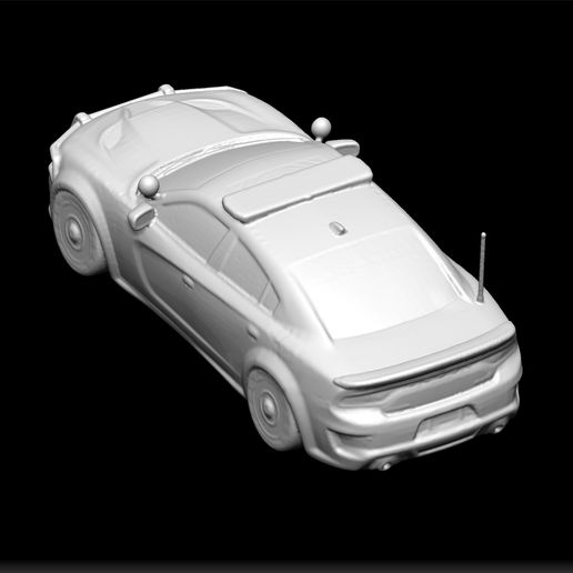 🚗 car - Dodge police car・ STL File for 3D printing・Cults