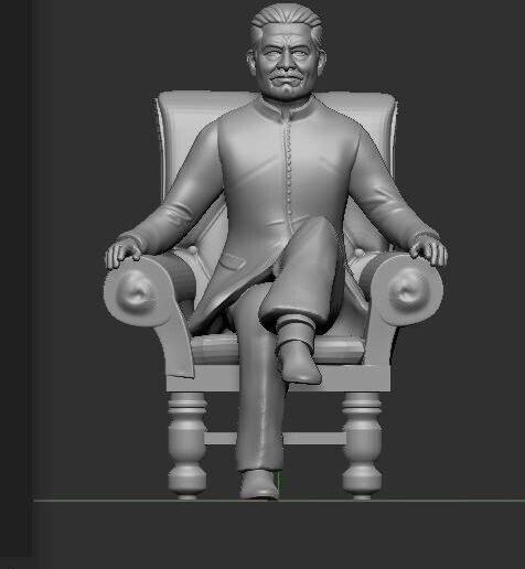 🪑 men with chair・ STL File for 3D printing・Cults