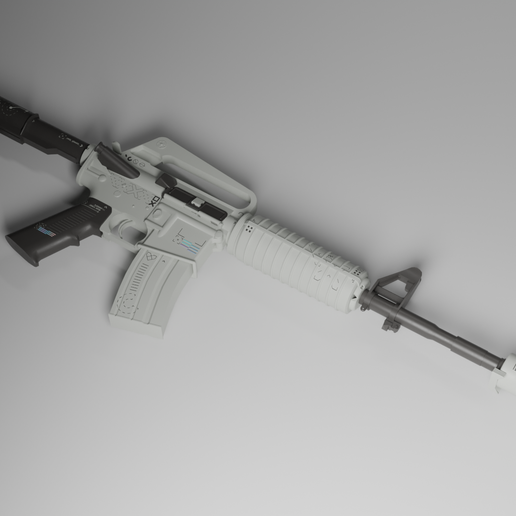 🎲 CS:GO/CS2 M4A1-S Printstream Model・ 3D File for 3D printing・Cults