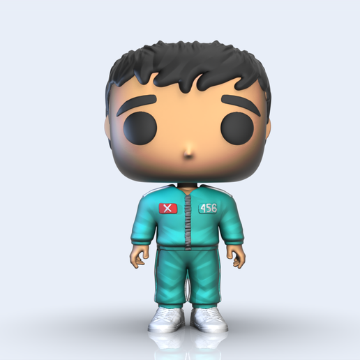 STL file SEON GI HUN (SQUID GAME) VERSIÓN FUNKO POP 🦑 ・3D printing ...