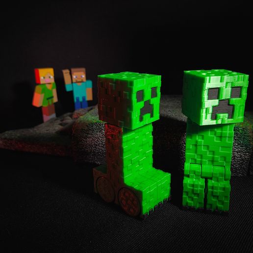 🧸 Minecraft Creepers・Free 3D File for 3D printing・Cults